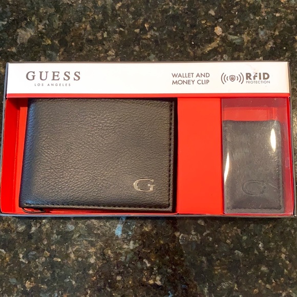 Guess | Accessories | Brand New Guess Walletclip With Barcode | Poshmark
